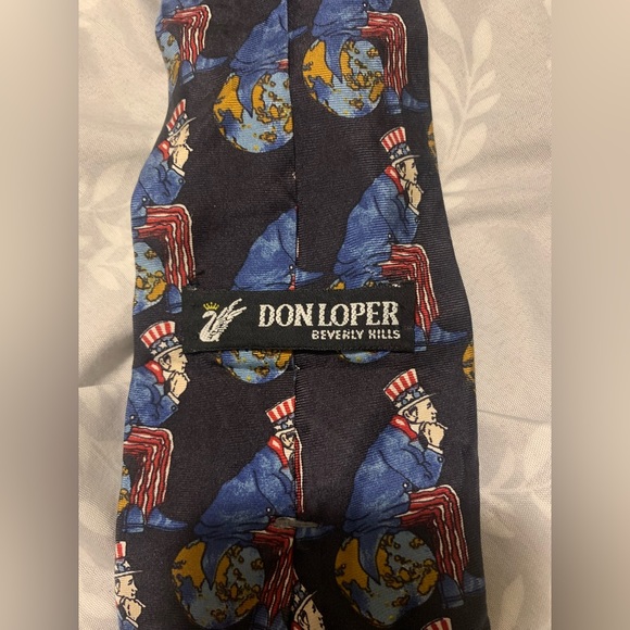 Don Loper | Accessories | Vintage Don Loper Patriotic Silk Necktie ...